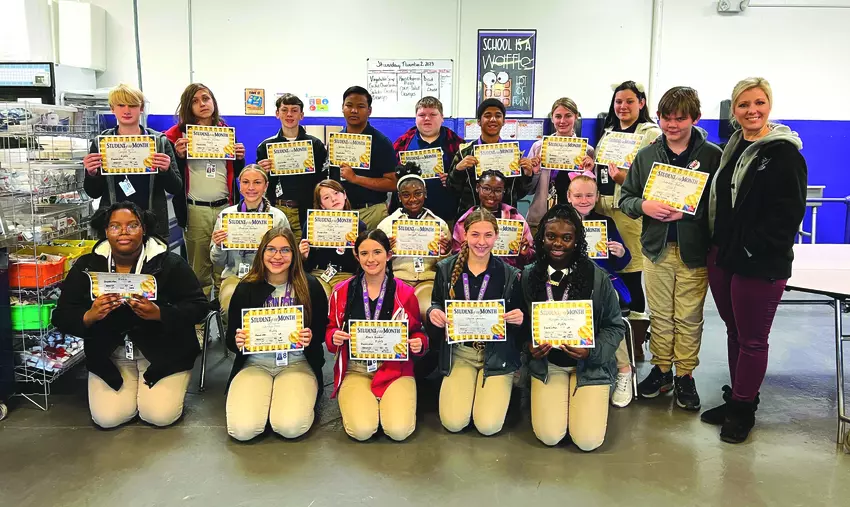 FJHS names students of the month | The Era-Leader